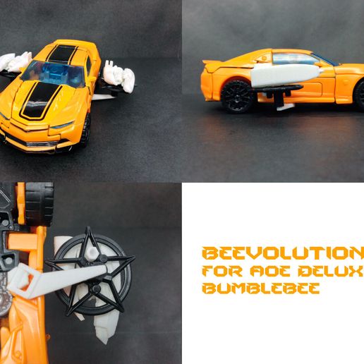 🤖 TF AOE Bumblebee upgrade set・ STL File for 3D printing・Cults