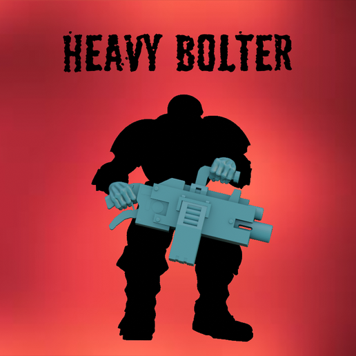 Free STL file HEAVY BOLTER 🎲 ・3D printing idea to download・Cults