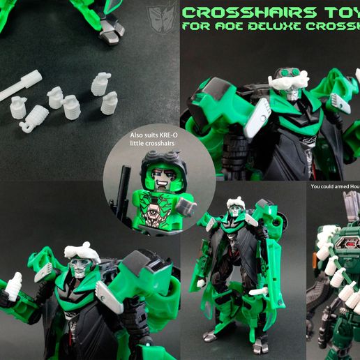 🤖 TF AOE Chrosshairs upgrade kit・ STL File for 3D printing・Cults