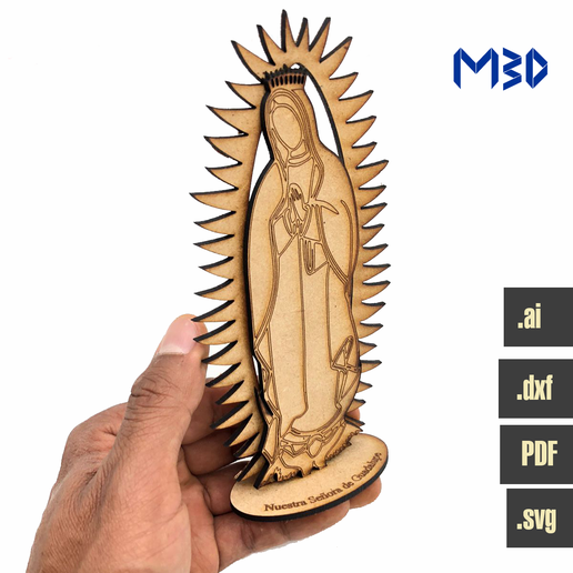 👨‍🎨 Virgin MDF・ DXF File for 3D printing and CNC machining - Laser ...