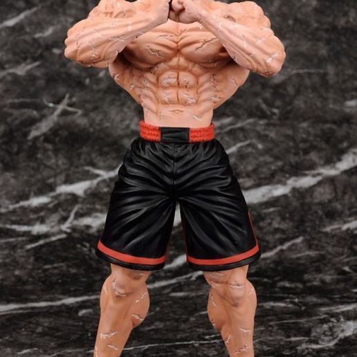 👾 Modèle 3D de Jack Hanma - Statue de combattant Baki The Grappler pour ...