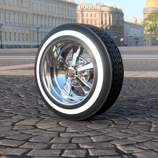 👽 Gragar SS 13 x 6 rims with Coker 520 tyres.・ STL File for 3D printing ...