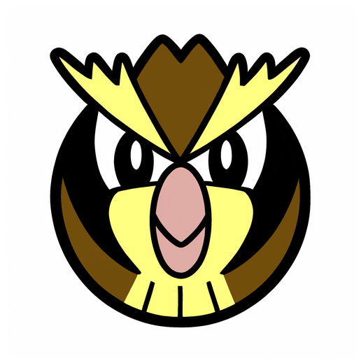 STL file PIDGEY FACE Nº16 🐉 ・Template to download and 3D print・Cults