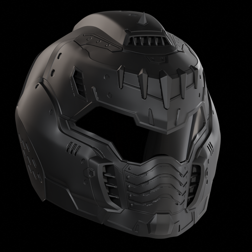 🪖 Doom Helmet・ STL File for 3D printing・Cults
