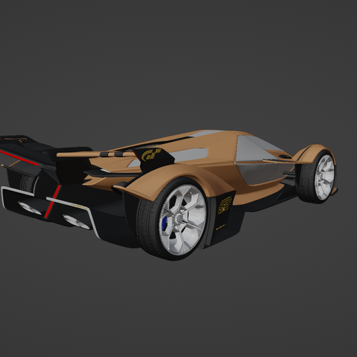 🏎️ Lamborghini V12 Vision GT・ STL File for 3D printing・Cults