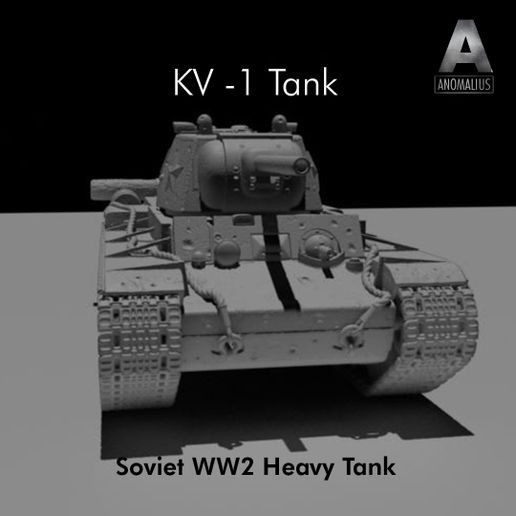🪖 KV-1 tank・ 3D File for 3D printing・Cults