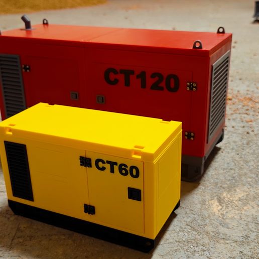🤏 Small generator - CT60 - 1:14 - Powerbank・ 3D File for 3D printing・Cults