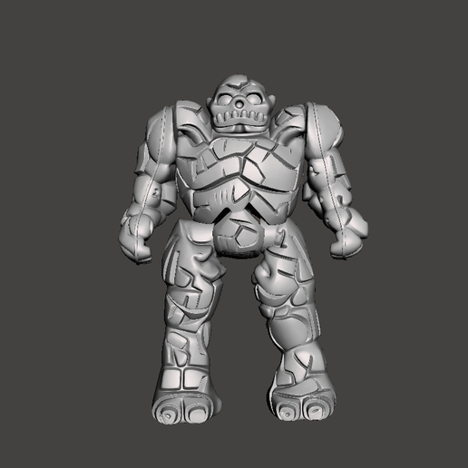 🎨 INHUMANOIDS 1986 GRANOK FAN ART RETRO FIGURE・ OBJ File for 3D ...