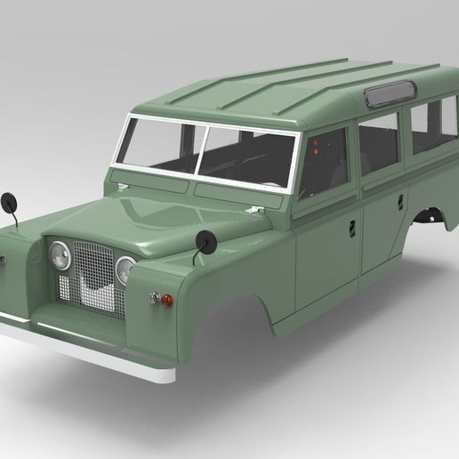 🧞‍♂️ RC Land Rover Series RC4WD, Axial, TRX4 STL 3d model・ STL File for ...