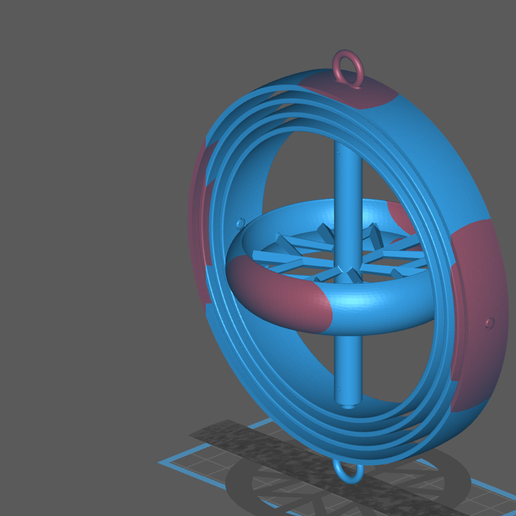 🧪 4 axis gyroscope・Free 3D File for ・Cults