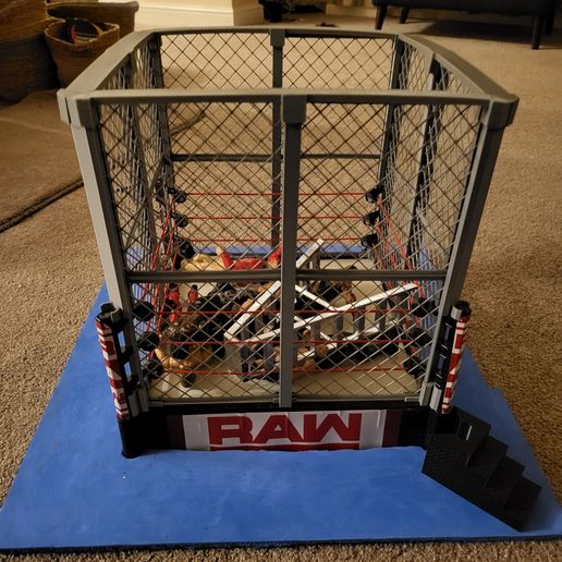 💍 WWE Steel Cage - compatible with WWE Superstars Ring - awesome model ...