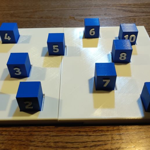 STL file Board with numbers 🔢 ・3D print model to download・Cults