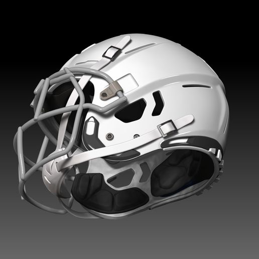 🏈 NFL football helmet Schutt F7 2.0 with padding 3D Model・ 3D File for ...