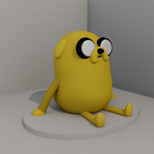 Archivo OBJ jake el perro 👾 ・Diseño de impresora 3D para descargar・Cults