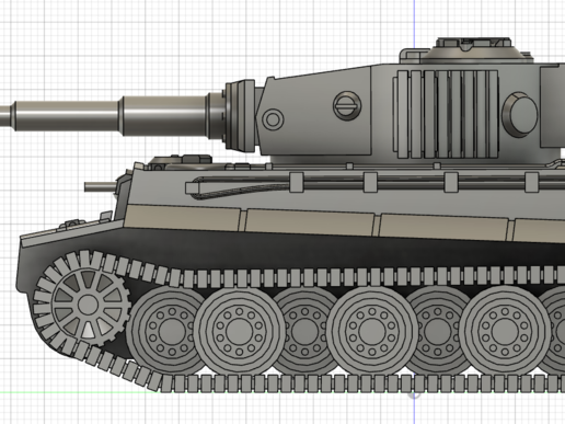 🐅 Armored Fighting Vehicle VI Tiger 1 E・Free STL File for ・Cults