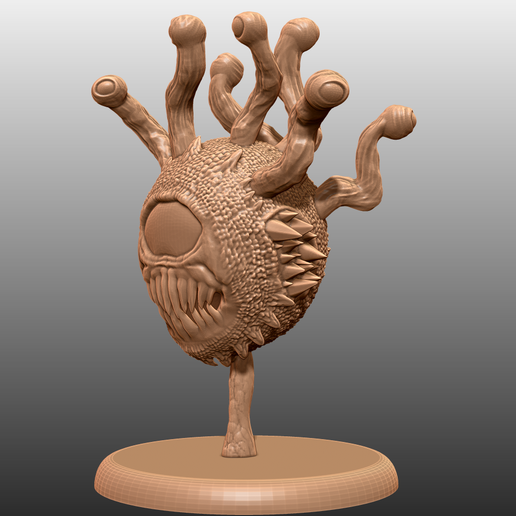 🎨 Beholder - Unofficial Fan Art・Free STL File for ・Cults