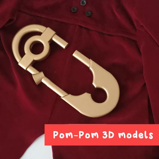 🎭 Pom-Pom Cosplay 3D models・ 3D File for 3D printing・Cults
