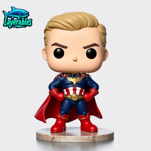 STL file Chibi Homelander - 3D Model for Printing - The Boys ...