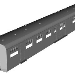 🚐 SR 4BUF TRBufK - Trailer Buffet(final condition) 1/32 scale・ 3D File ...