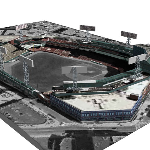 🏘️ Fenway Park (Boston Red Sox)・ STL File for 3D printing・Cults