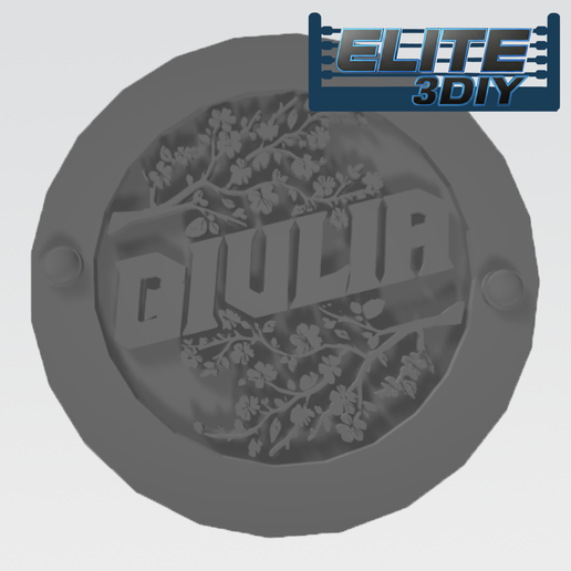 🤴 WWE Giulia Side Plate・ STL File for 3D printing・Cults