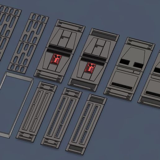 ⭐ Star Wars Death Star 6 inch Panels Vol.2・ STL File for ・Cults