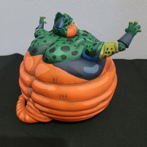 🐉 Dragon ball Cell Bomb pot・ STL File for 3D printing・Cults