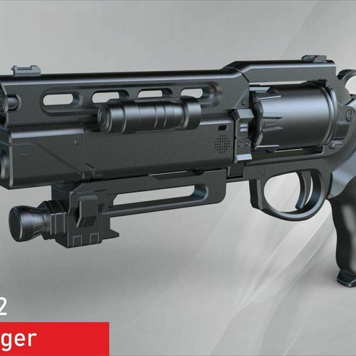 🔫 Destiny 2 - Fatebringer exotic handcannon・ 3D File for ・Cults