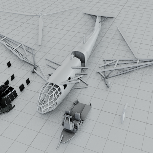 🚁 Focke Achgelis Fa 223 Drache Helicopter model・ STL File for 3D ...