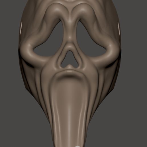 👻 Ghost Face・Free STL File for 3D printing and CNC machining - Laser ...