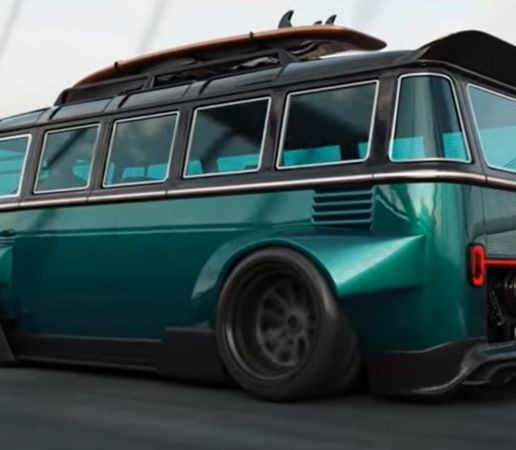 🚌 Vw Bus Racing design・Free STL File for ・Cults
