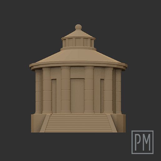 🌆 Saint Seiya - 12 Zodiac Temples STL Set (Scalable Diorama Model)・ STL File for 3D printing・Cults