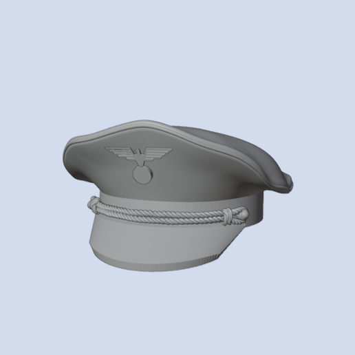 🎩 German WW2 Officer Hat for Custom Playmobil・ STL File for 3D printing ...