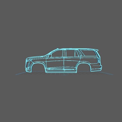 STL file Cadillac - Escalade 2021 👾 ・3D printable model to download・Cults