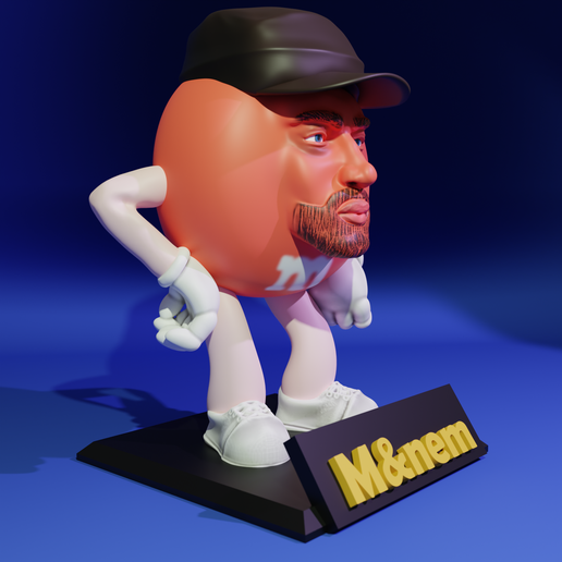 STL file Mnem / M&em / M&nem / meminem / eminem 👾 ・3D print model to ...
