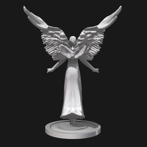 STL file Ange Mystique aux Quatre Ailes – Élégance Céleste 🗿 (OBJ)・3D ...