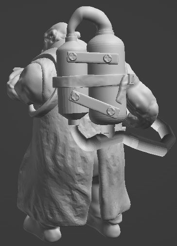 ⚔ Ork Flamer sample・Free 3D File for ・Cults
