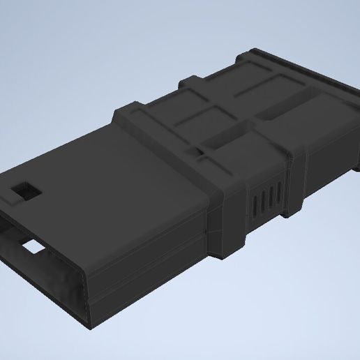 🔫 MCX Spear type mid-cap magazine airsoft v5・ STL File for 3D printing ...