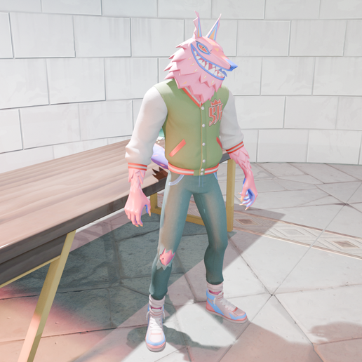 🔫 Andy Fangerson fortnite + textures・ 3D File for 3D printing・Cults