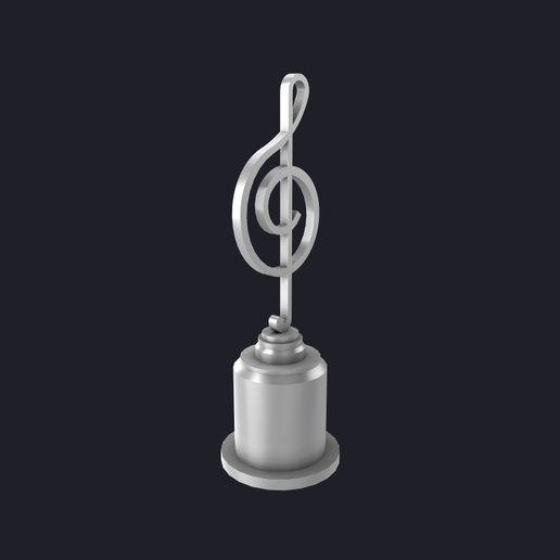 🎵 Music Note trophy 3D MODEL・ 3D File for 3D printing・Cults