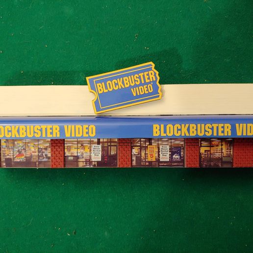 🏘️ Blockbuster Video Storefront Model 1:64 Scale・ STL File for 3D ...