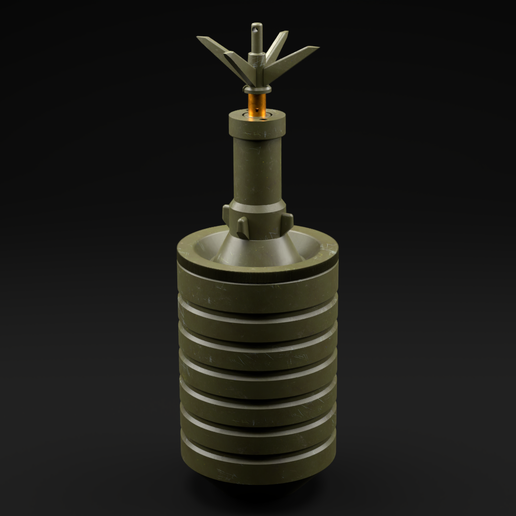 🔫 Yugoslavian PMR-3 Landmine・ STL File for 3D printing・Cults