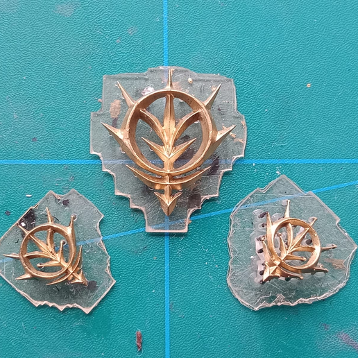 ⬆️ MODEL DETAIL UP PARTS 06 - Zeon symbol・ STL File for ・Cults