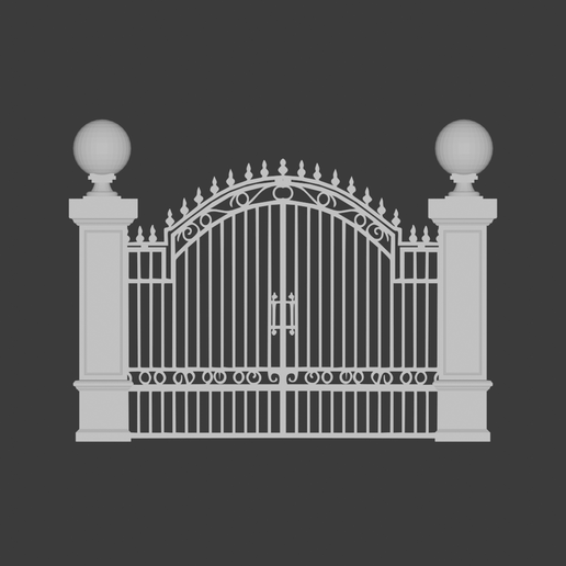 Fichier STL 3D Gate 🏘️ (OBJ et 3MF)・Design pour imprimante 3D à ...