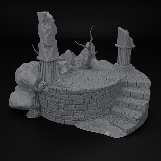 STL file fantasy ruins platform for wargames 🎲 ・3D printing design to ...