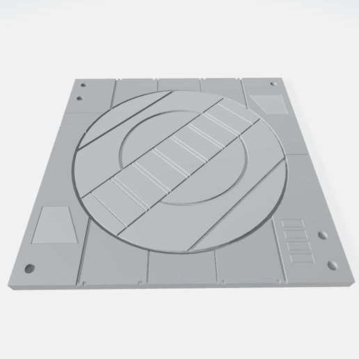 🤖 Mecha Hangar Bay Base -MHB01(B-only)-・Free STL File for ・Cults