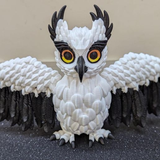 3D printable Flexy Owl No supports 🎃🦉 • made with Ender V3 SE・Cults