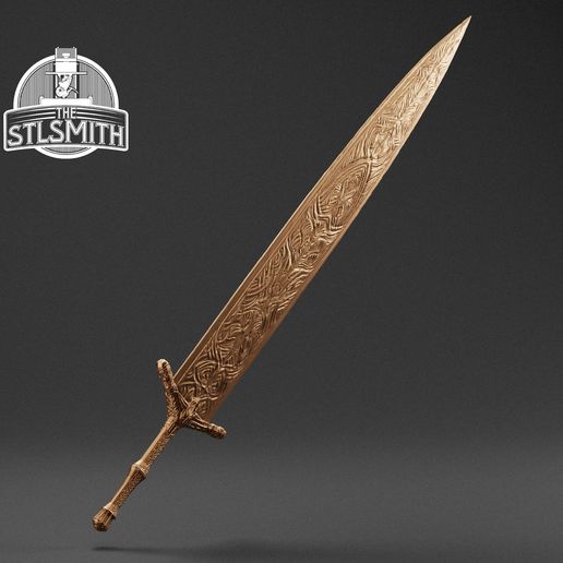 Archivo STL Holy Moonlight Sword Bloodborne Tamaño real STL 🗡️ ・Plan de ...