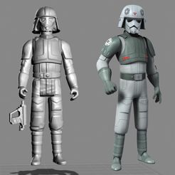 Download 196 3D models from Vintage-Style Star Wars Figures listed by ...