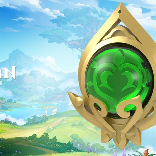 3D file Sumeru dendro vision genshin impact 3d print cosplay stl files ...